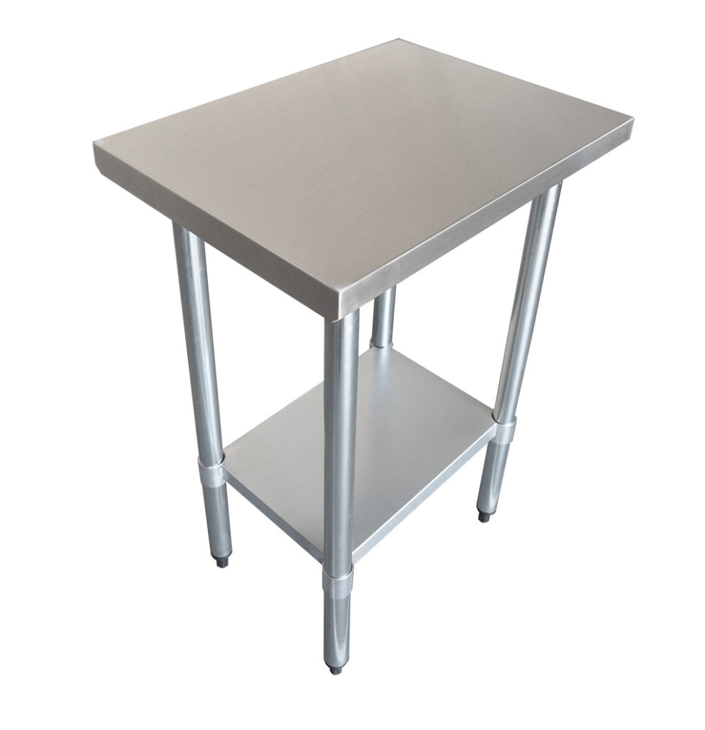 Commercial 304 Grade Stainless Steel Flat Bench 610 x 457 x 900mm high ...