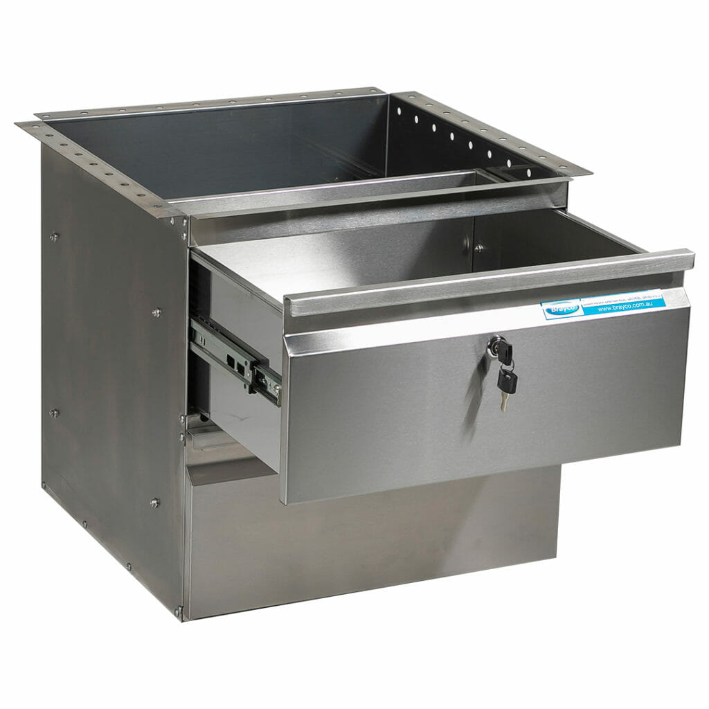 Large Double Underbench Drawers for Stainless Benches - Brayco NZ